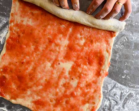 Rhubarb Rolls - Wicked Kitchen | Rhubarb Cinnamon Roll Twist Recipe