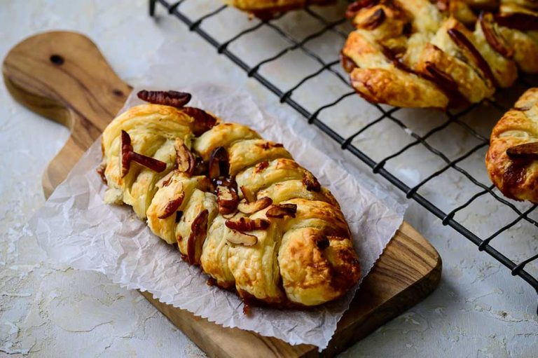 Pastry Braid with Maple Pecan - Wicked Kitchen Vegan Pastry Recipe