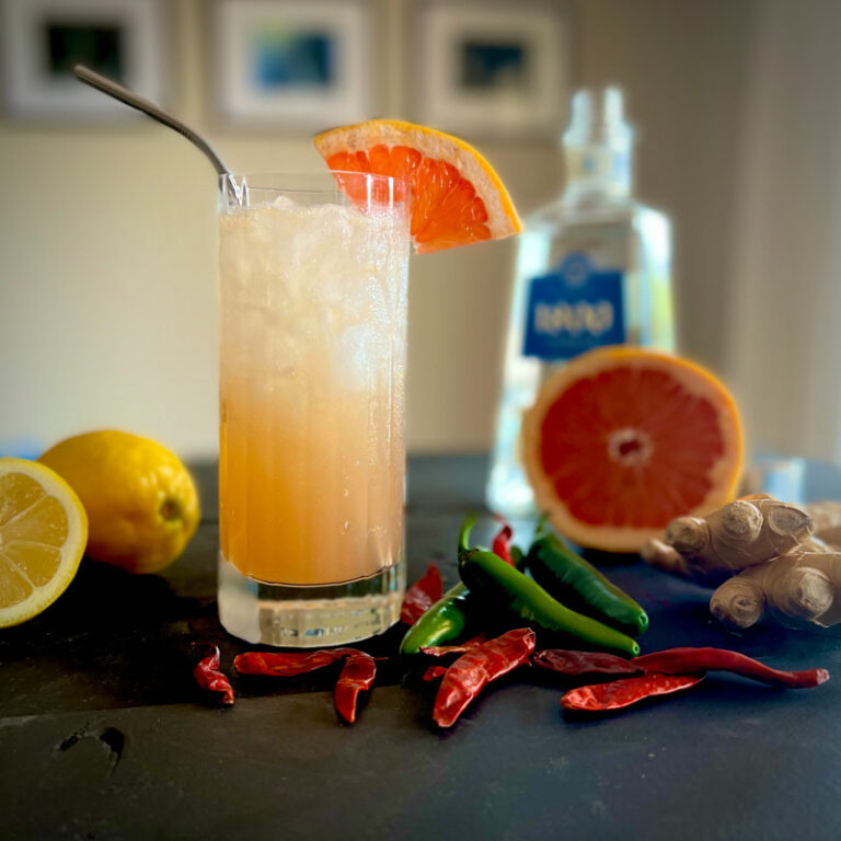Citrus & Spiced Cocktail With Infused Chile Tequila